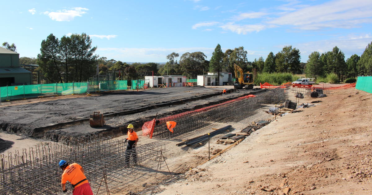Elephant facility construction progressing | Taronga Conservation ...